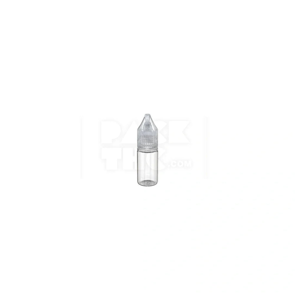 Get 10 ml Clear Unicorn Bottle Clear Cap - PackTHC