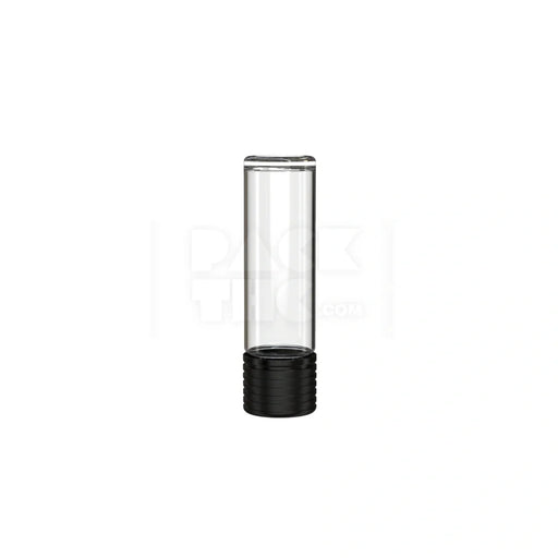 Get 65mm Clear Cartridge Containers with Black Cap - PackTHC