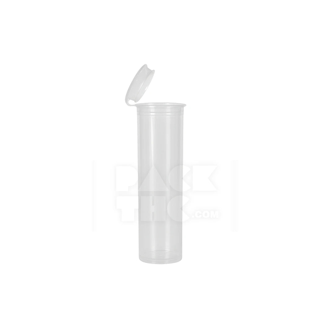 Buy 90mm Clear CR Pre-Roll Pop-Top Tubes - PackTHC